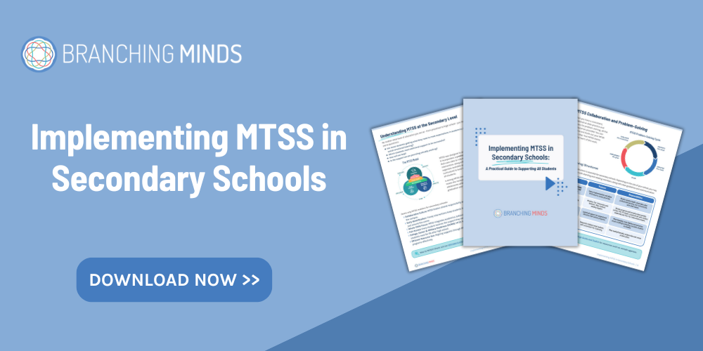 MTSS in Secondary Schools